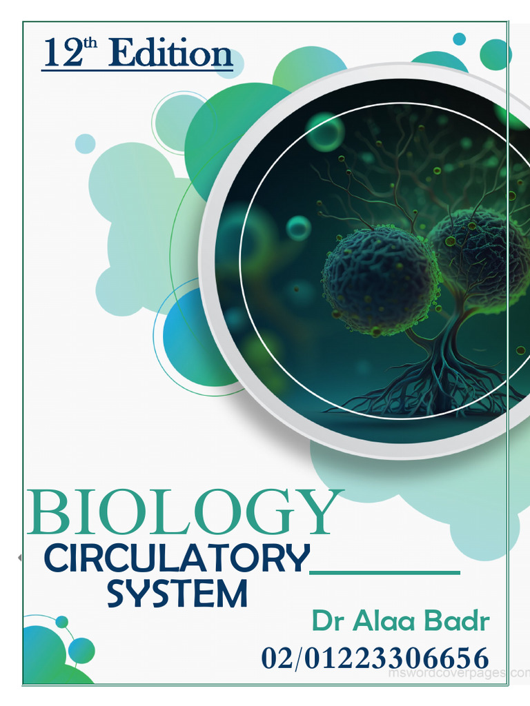 Circulatory System-12th Edit- Dr Alaa Badr | PDF | Atrium (Heart) | Heart