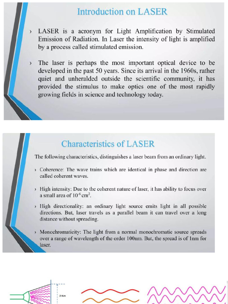 Classification of Laser | PDF