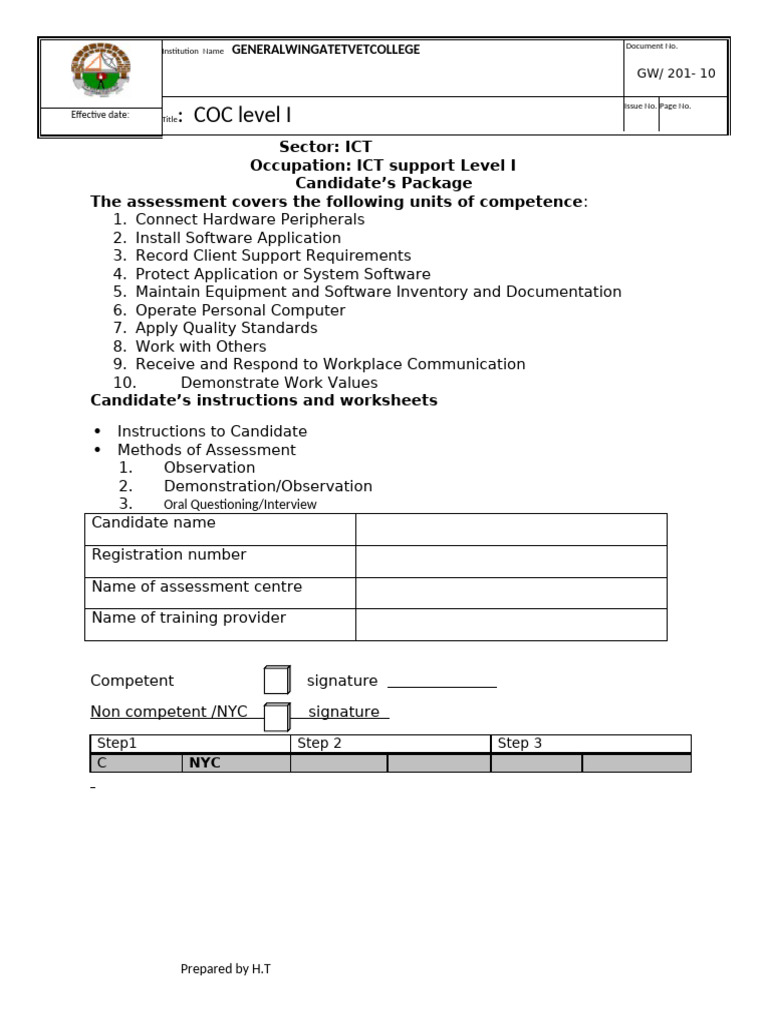 COC Level I | PDF | Antivirus Software | Computer Hardware
