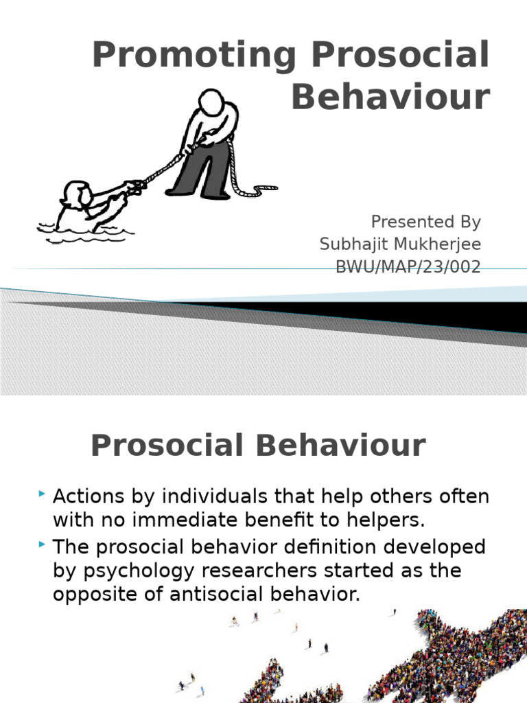 Promoting Prosocial Behaviour | PDF | Empathy | Emotions