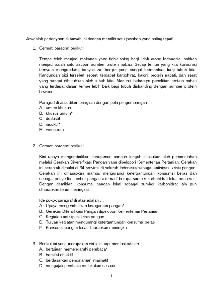 SOAL LATIHAN PSAS XI MWR | PDF