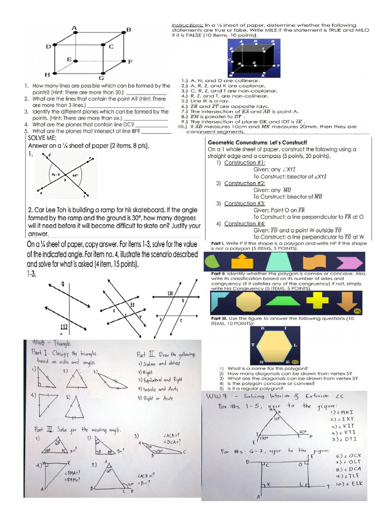 Grade 7 Remedial Activities | PDF