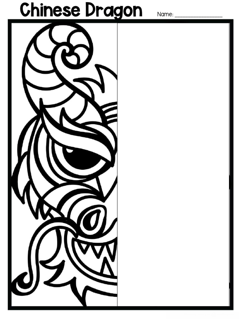Dragon Tracing For Kids | PDF