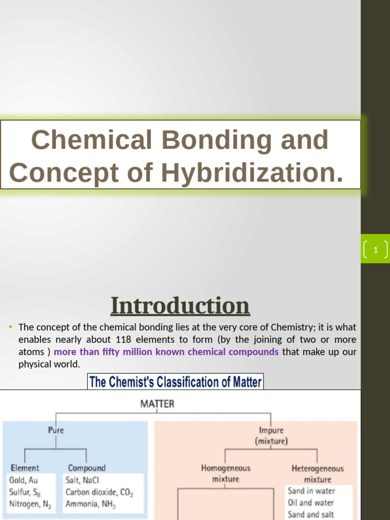 1.2 Chem Bonding and Hybridization | PDF | Intermolecular Force | Chemical Bond