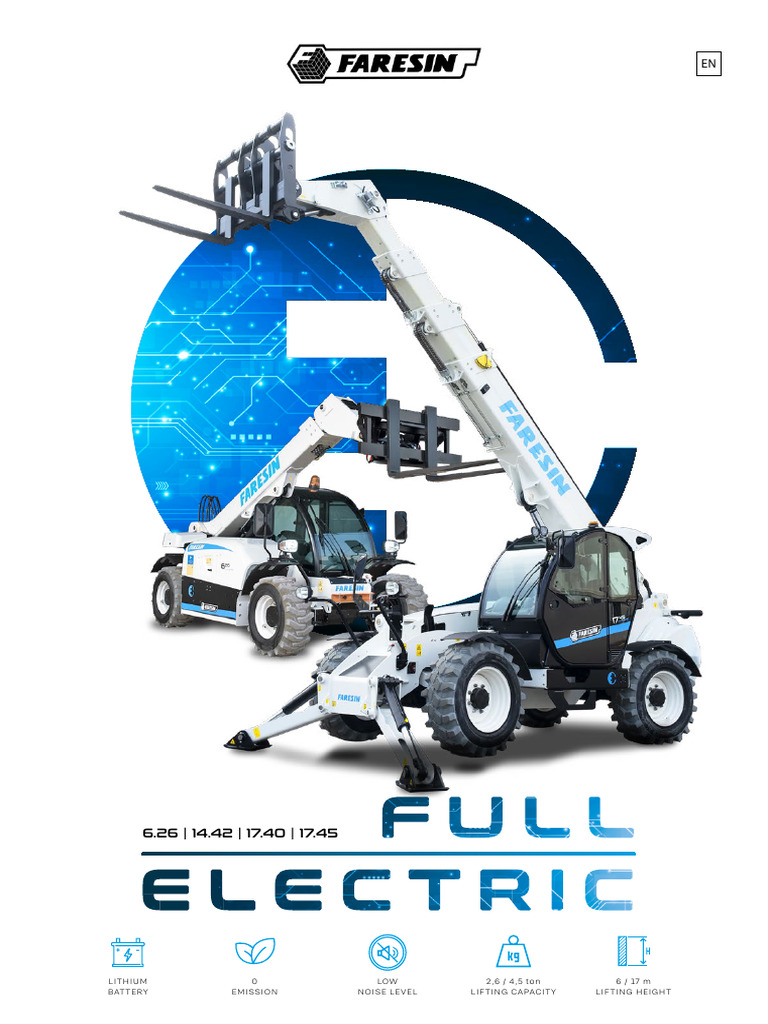 En Faresin Full Electric Telehandlers 6-14-17 | PDF | Vehicles | Motor ...