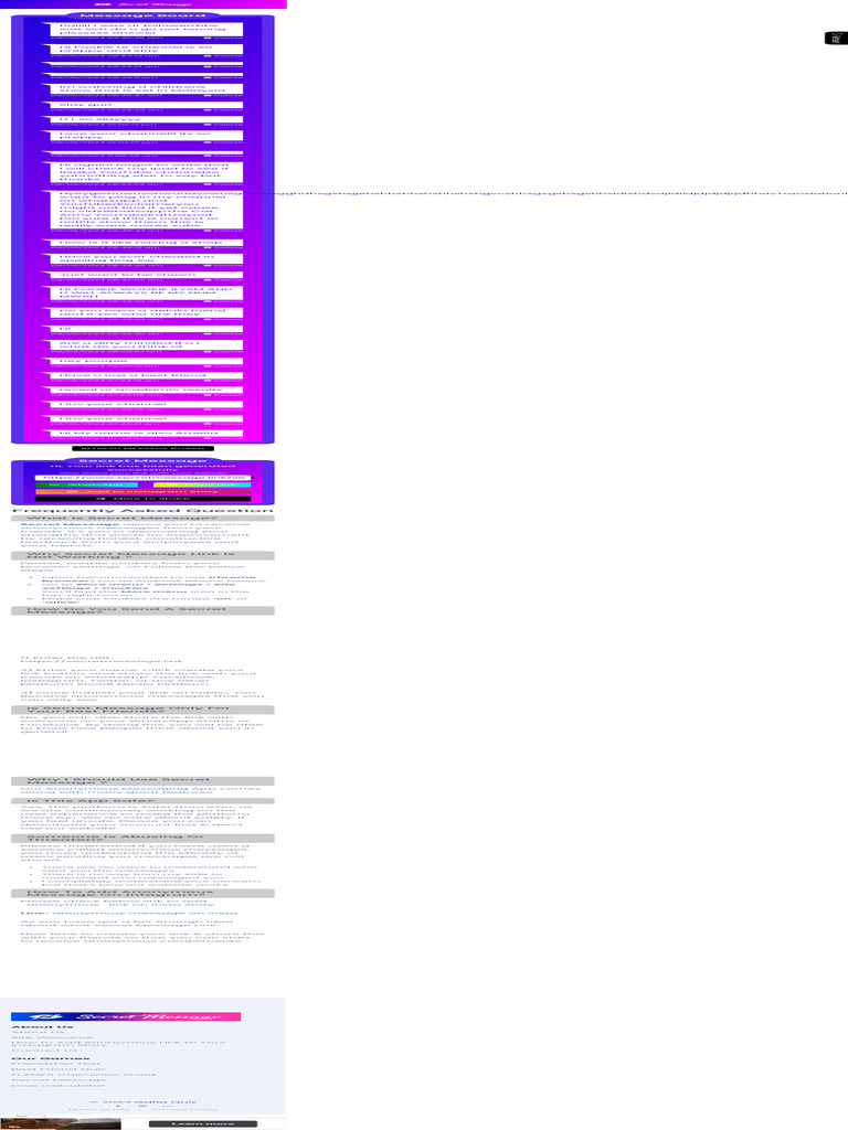 Secret Message 2024 Get Anonymous Message From Your Friends 2 | PDF ...