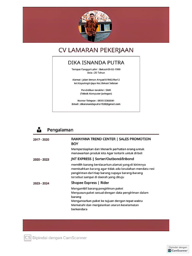 CV DIKA (01) | PDF