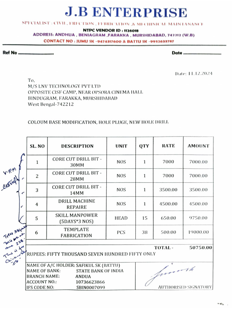 JCB Enterprises | PDF | Metalworking | Woodworking