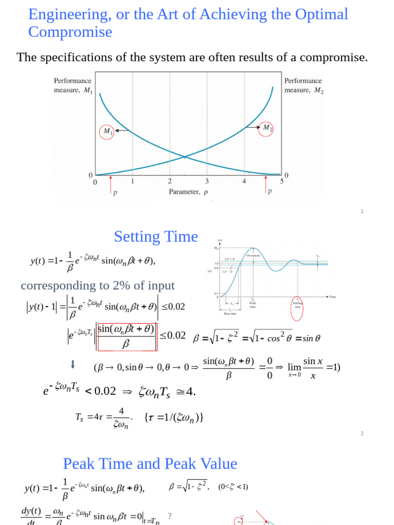 Examples of Chapter 5 The Performance of Feedback Control Systems | PDF