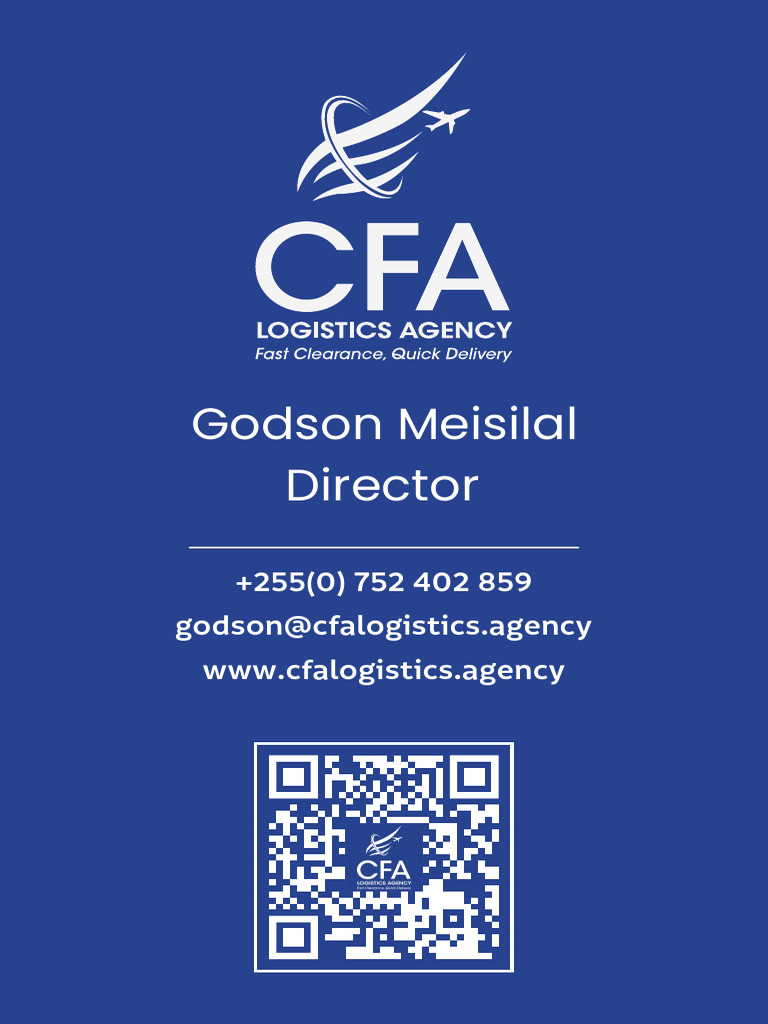 Business Card CFA Godson | PDF