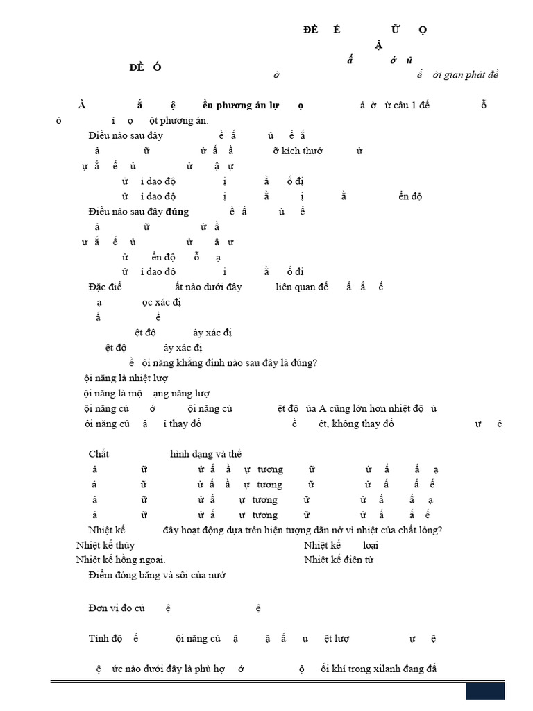 Đê 18 VL 12 GHK1 HS | PDF