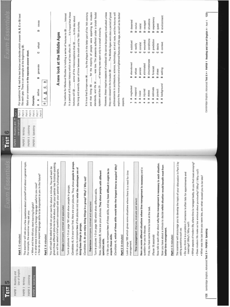 C1 20 Mayo Reading and Use Exaessen Test 6 | PDF