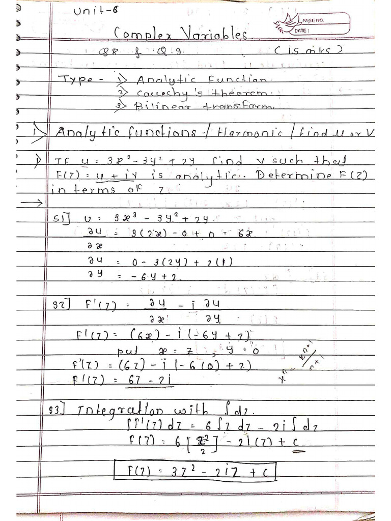 Complex Variables | PDF