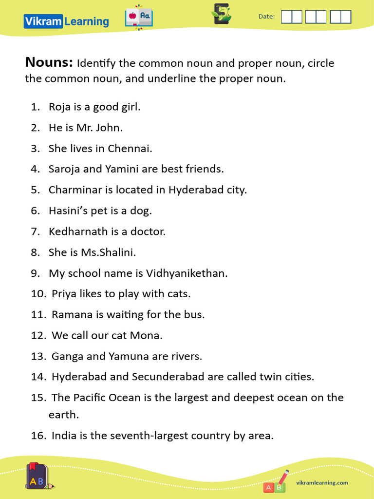 Vikram Learning Printable Worksheets 1735121334534 | PDF