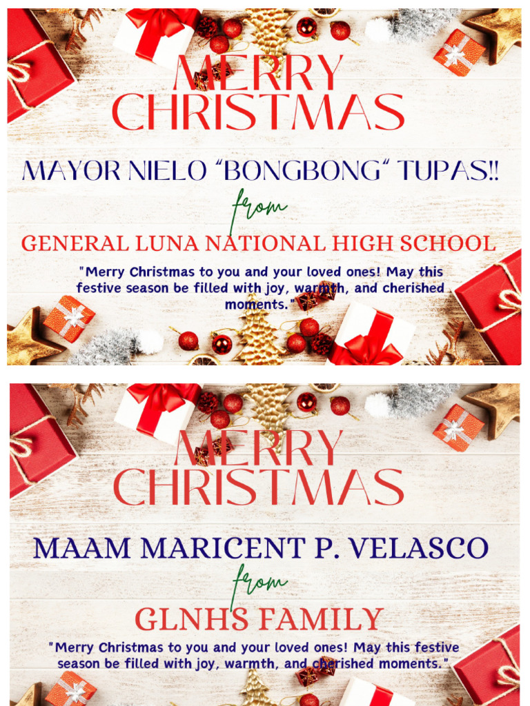 Merry Christmas Greetings | PDF
