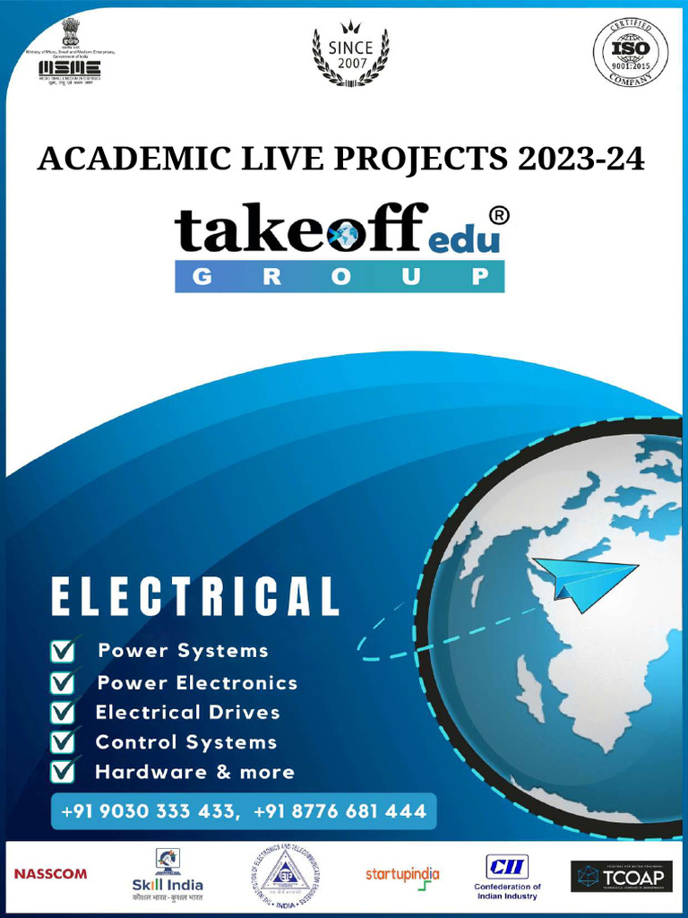 Electrical Project Titles 2023 24 Takeoff Edu Group | PDF | Photovoltaic System | Photovoltaics