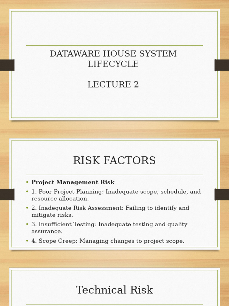Dataware House System Lifecycle Lecture 2 | PDF | Software Testing ...