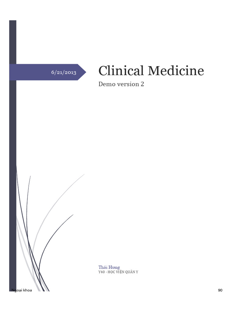 Clinical Medicine: Demo Version 2 | PDF