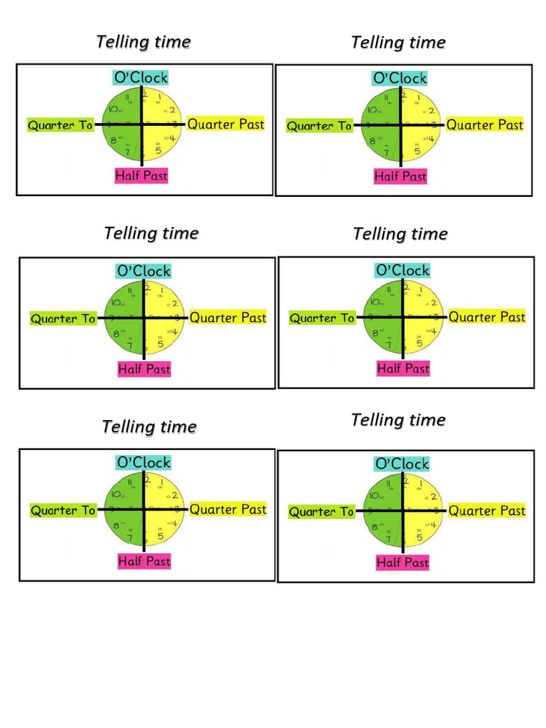 Telling Time | PDF
