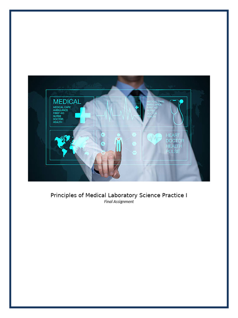 Principles of Medical Laboratory Science Practice I | PDF ...
