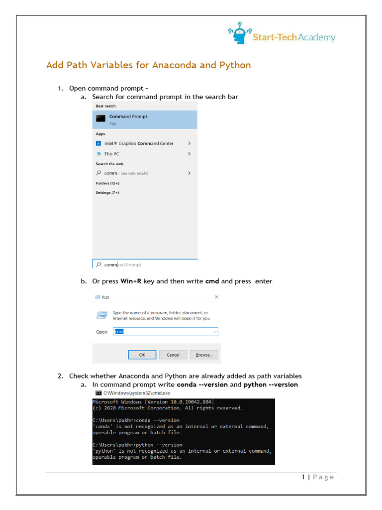 How To Add Path Variables1 | PDF