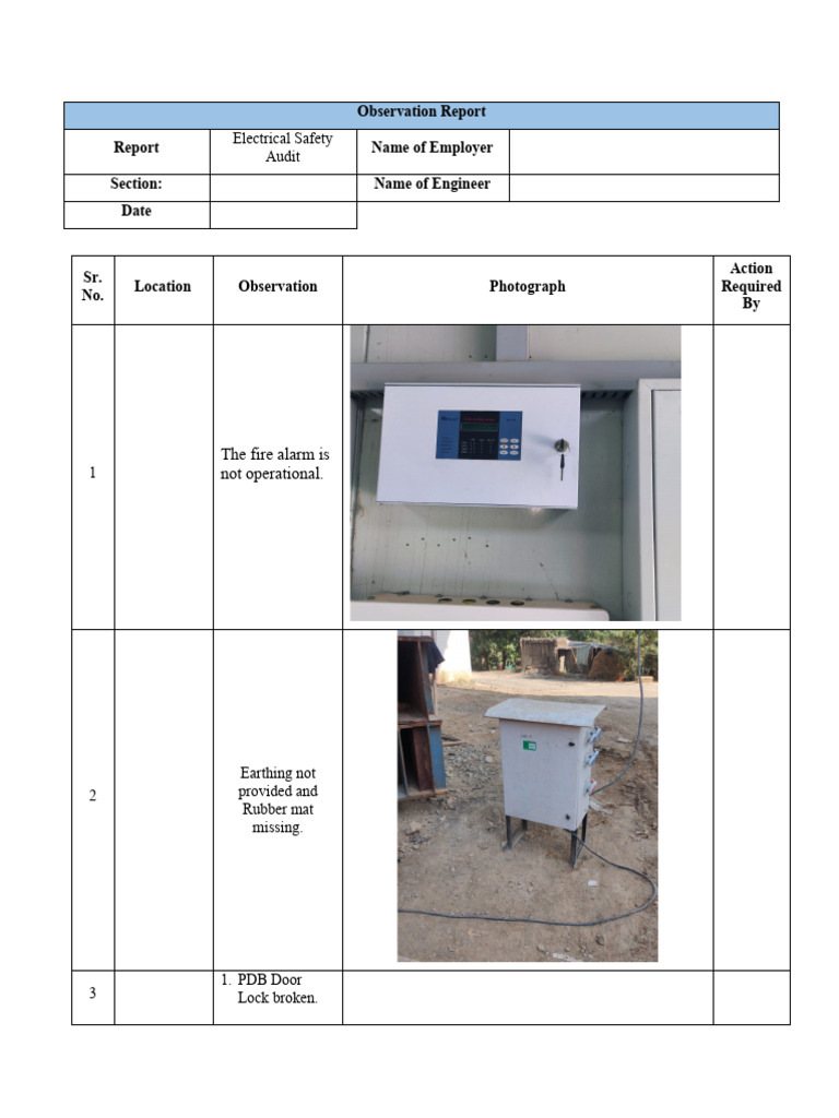 Electrical Safety Audit | PDF