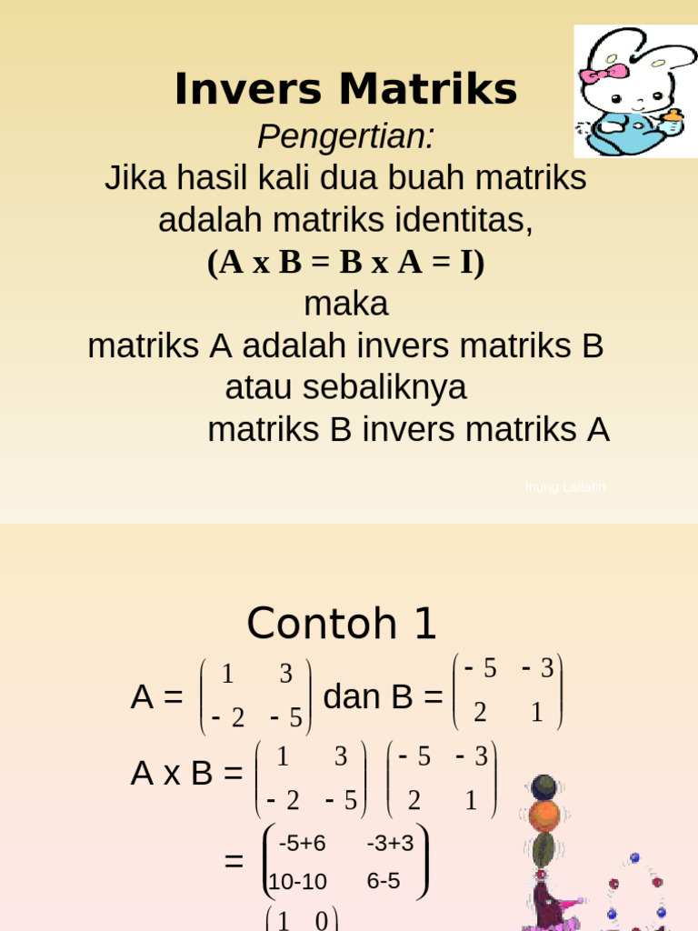Invers Matriks 2x2: Konsep & Contoh | PDF