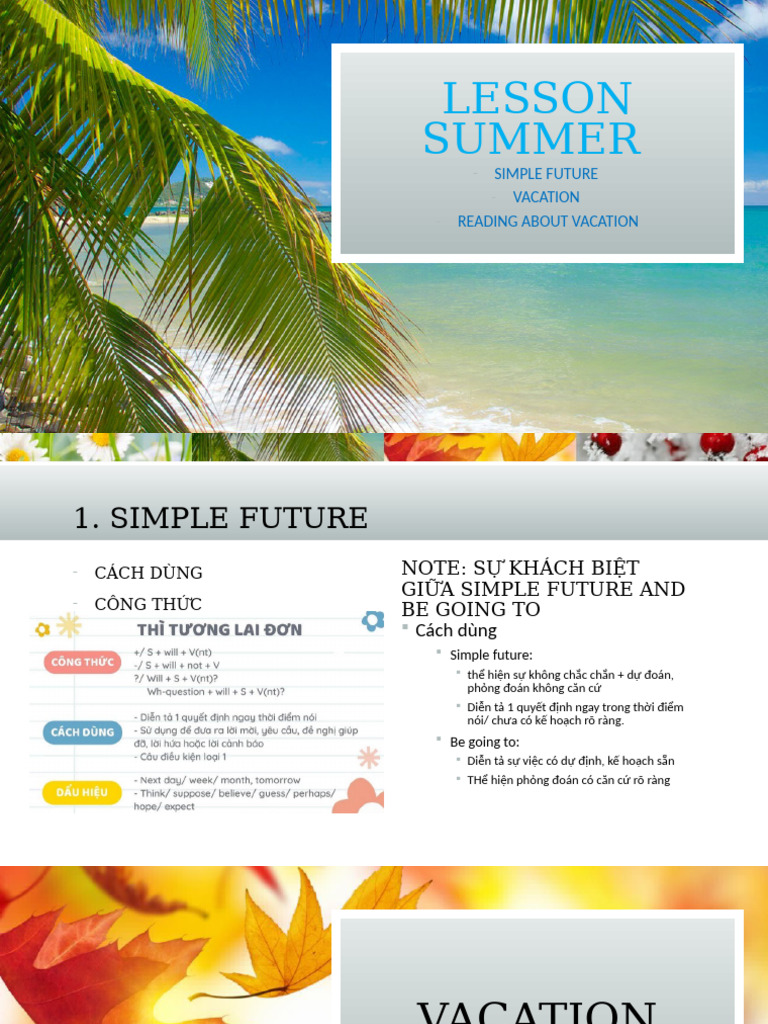 Lesson Summer | PDF
