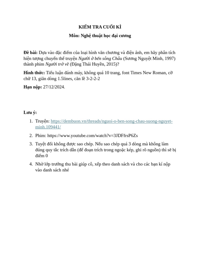 KTCT Nghe Thuat Học Dai Cuong | PDF