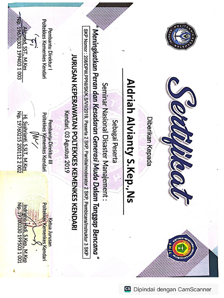 Aldriah Alvianty S.Kep.,Ns 1.Pdf - 20240729 - 231435 - 0000 | PDF