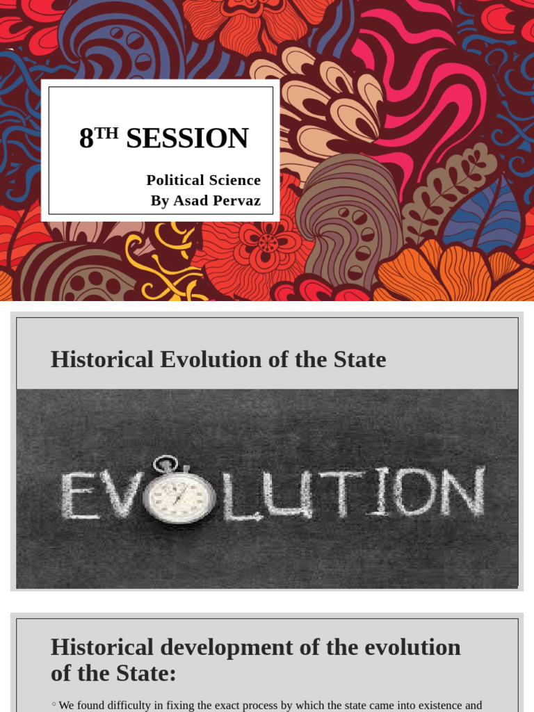 8th Session (Evolution of State) | PDF | Roman Empire | Ancient Rome