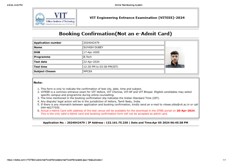 Viteee Booking | PDF