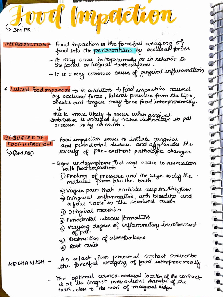 Food Impaction | PDF