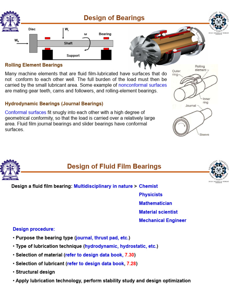 07_Bearings | PDF | Viscosity | Bearing (Mechanical)