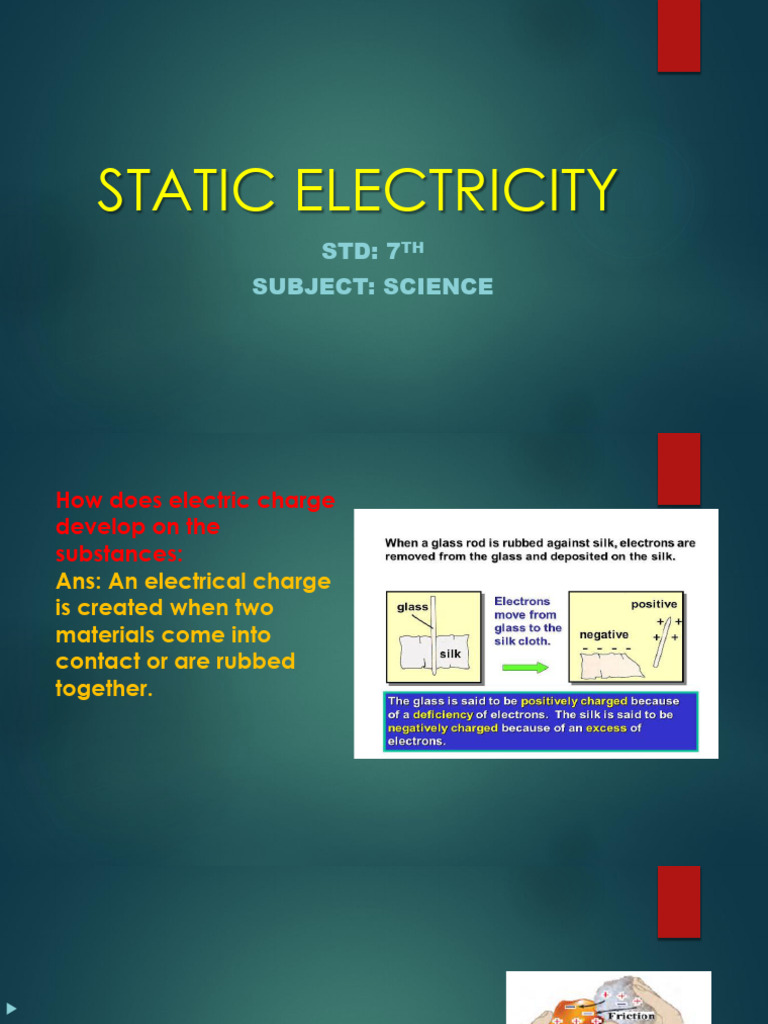 8. STATIC ELECTRICIY-1-7 | PDF | Electric Charge | Lightning