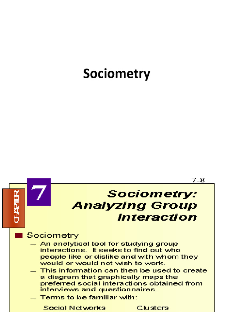 Sociometry | PDF