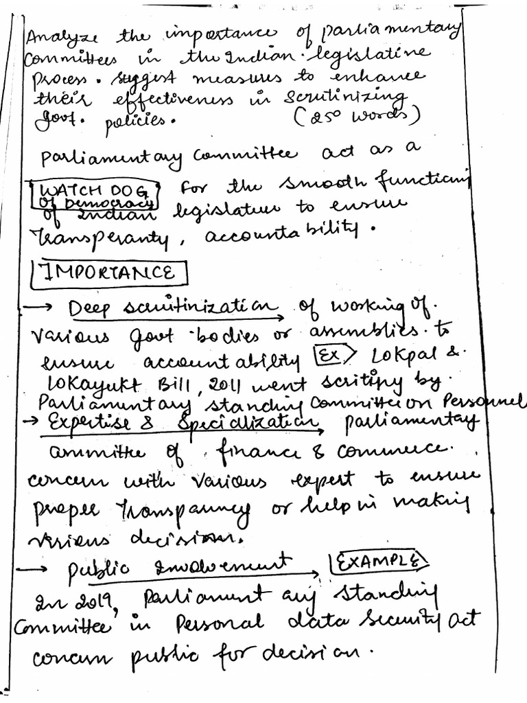 Answer Writing | PDF