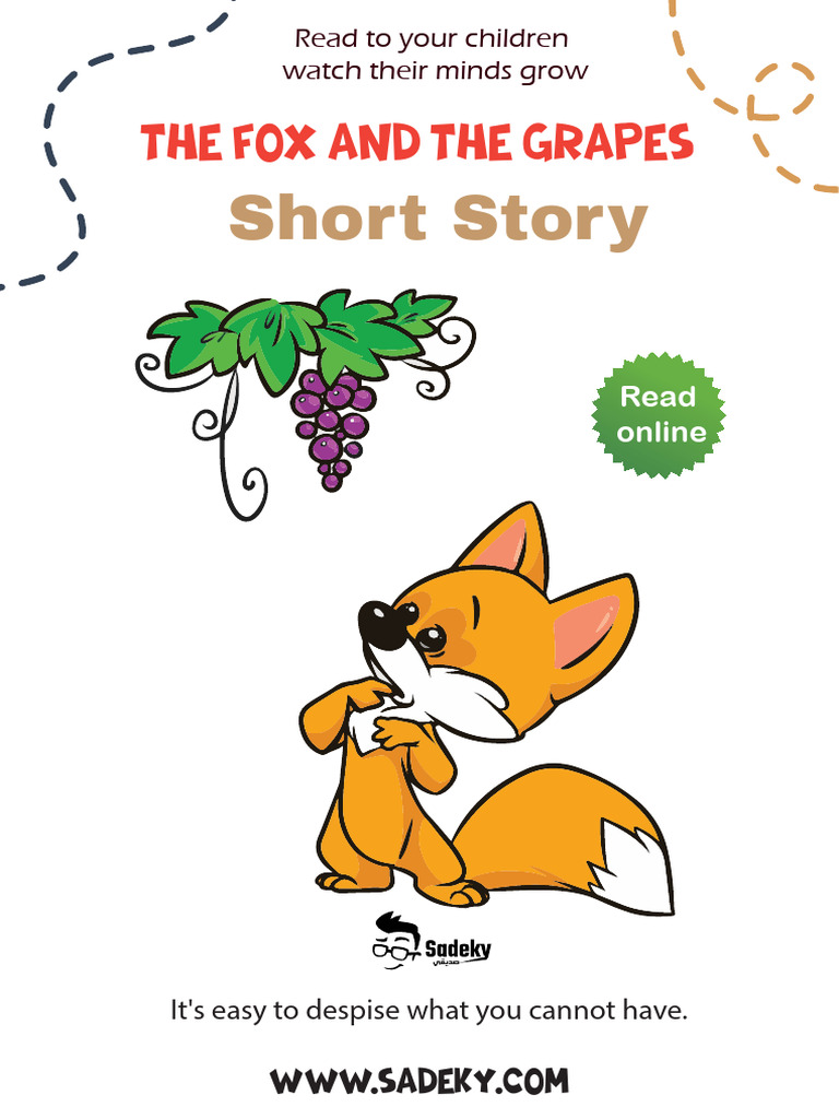 The Fox and the Grapes: A Moral Tale | PDF