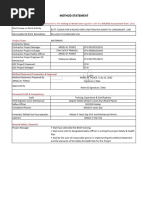 Work Method Statement Template | PDF