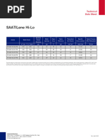 Saati Acoustex Product Specifications | PDF
