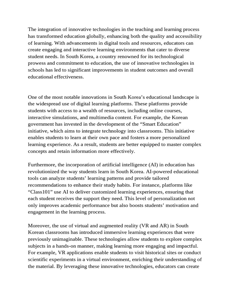 Module 18. Self-Study Work - Essay 2 | PDF | Augmented Reality | Learning