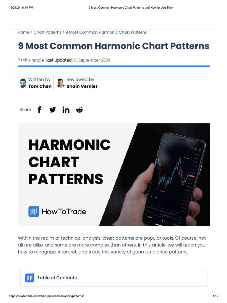 Harmonic Chart Patterns | PDF