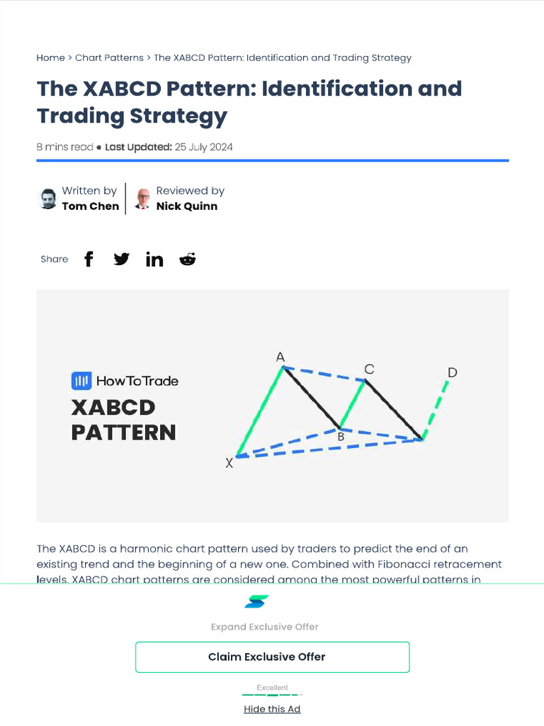 XABCD Pattern Identification and Trading Strategy | PDF