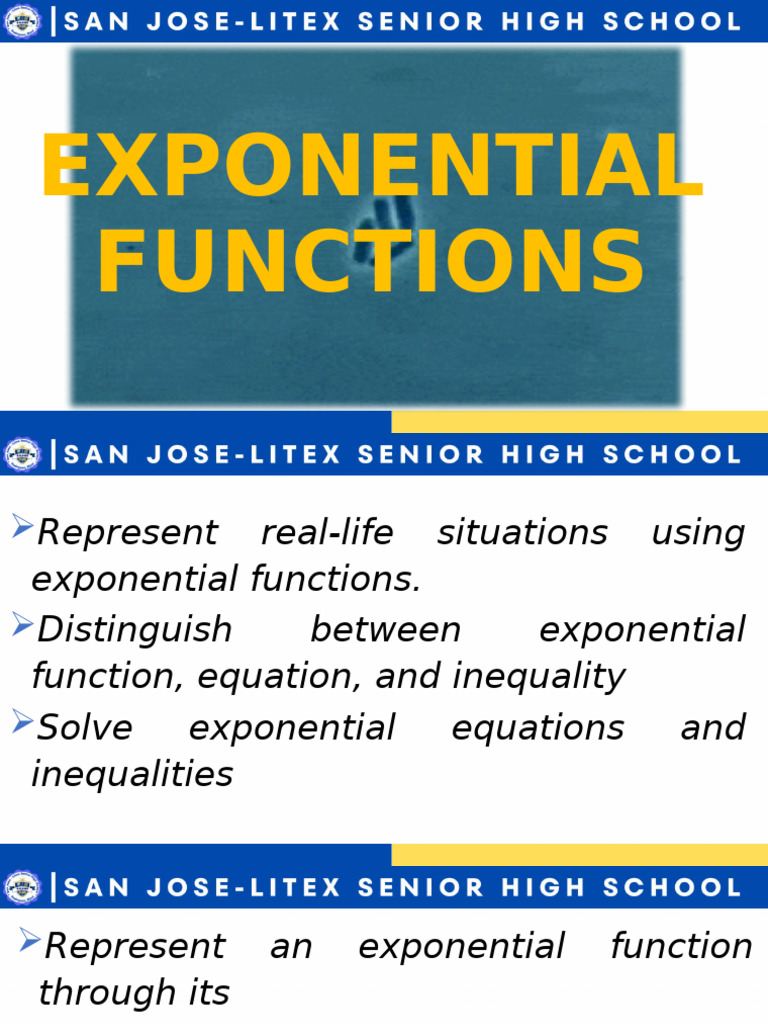 Exponential-Functions | PDF | Exponential Function | Function (Mathematics)