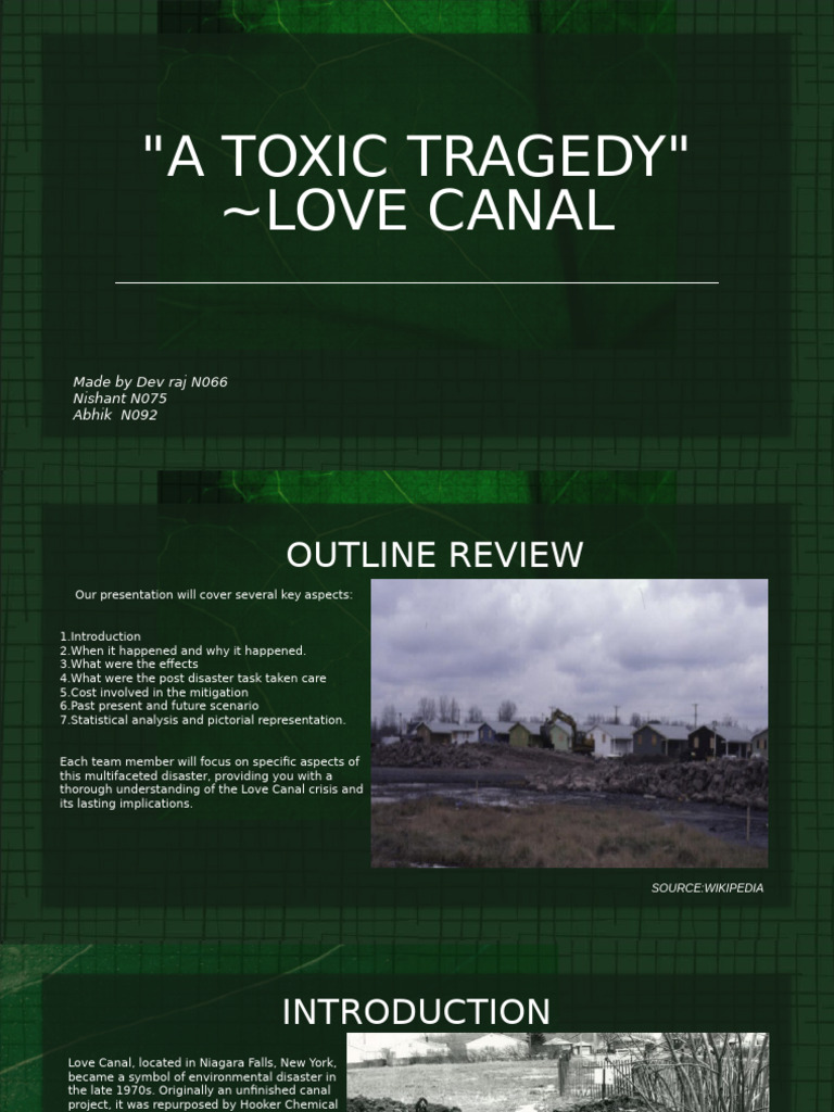 Love Canal Tragedyenvironmental - Chemistry - Company - Profile - by ...