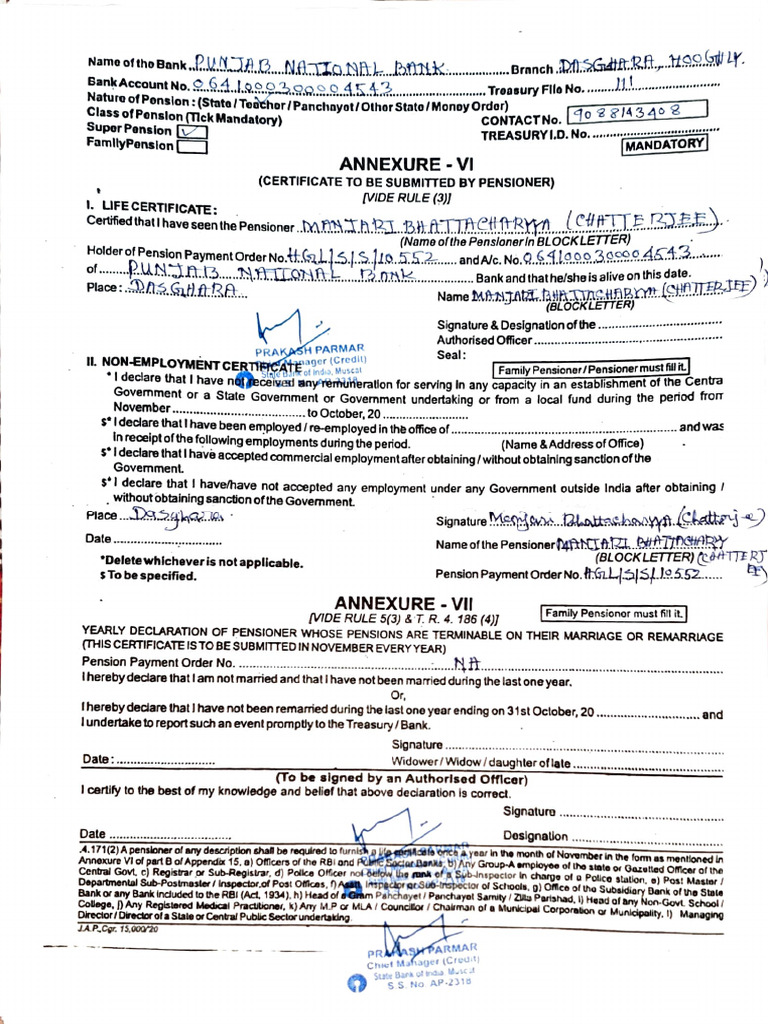 Life certificate | PDF | Social Institutions