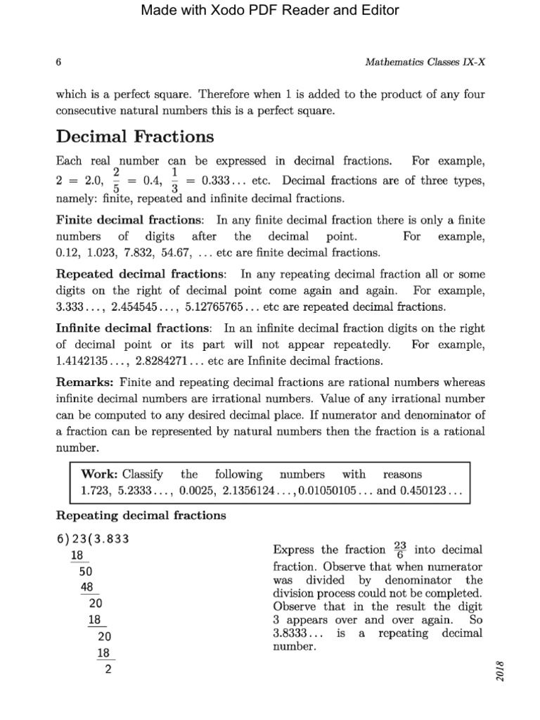 Secondary - 2018 - Class - 9 & 10 - Math Full - PDF Opt - Extracted | PDF