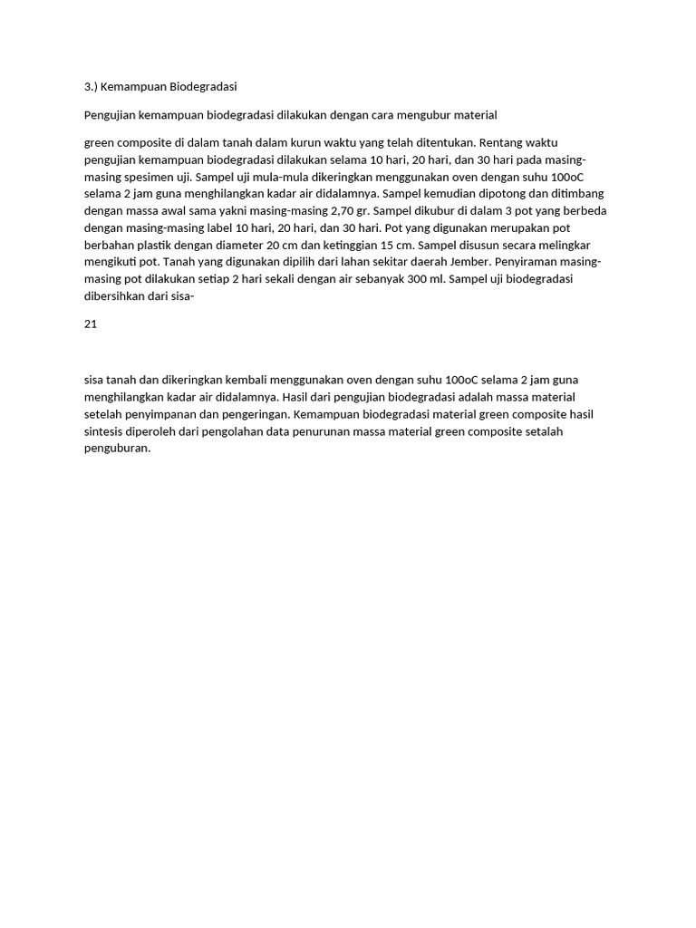 Tata Cara Biodegradasi | PDF