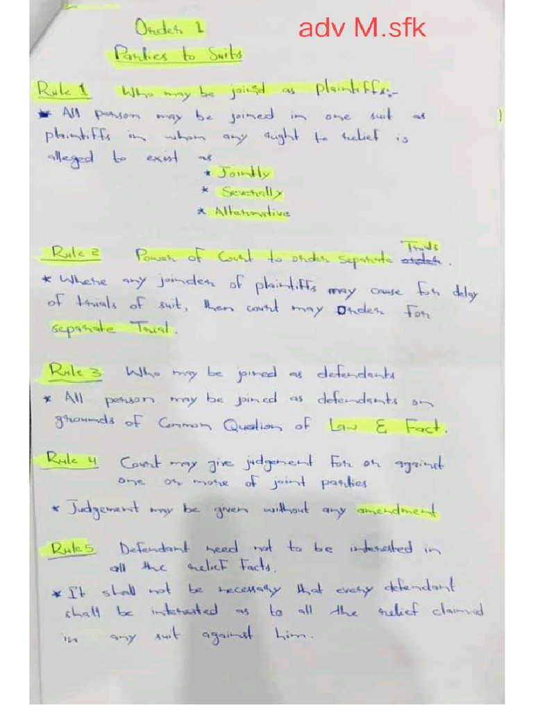 cpc order portion for law gat | PDF