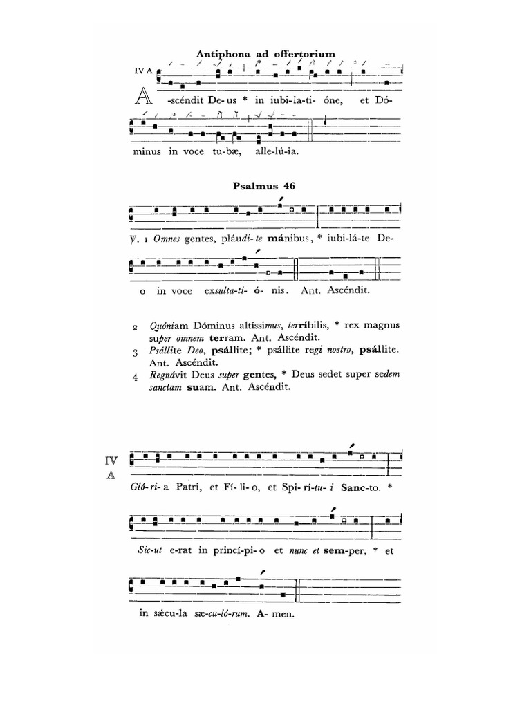 AN Ascendit Deus | PDF